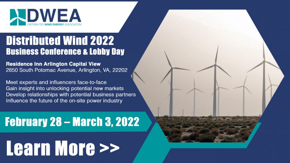 Distributed Wind Energy Association | Our Wind, Our Power, Our Future