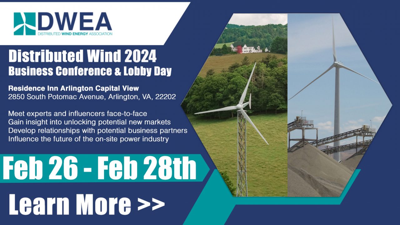 Distributed Wind Energy Association | Our Wind, Our Power, Our Future